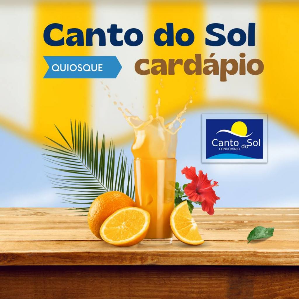 Cardápio – Condomínio Canto do Sol